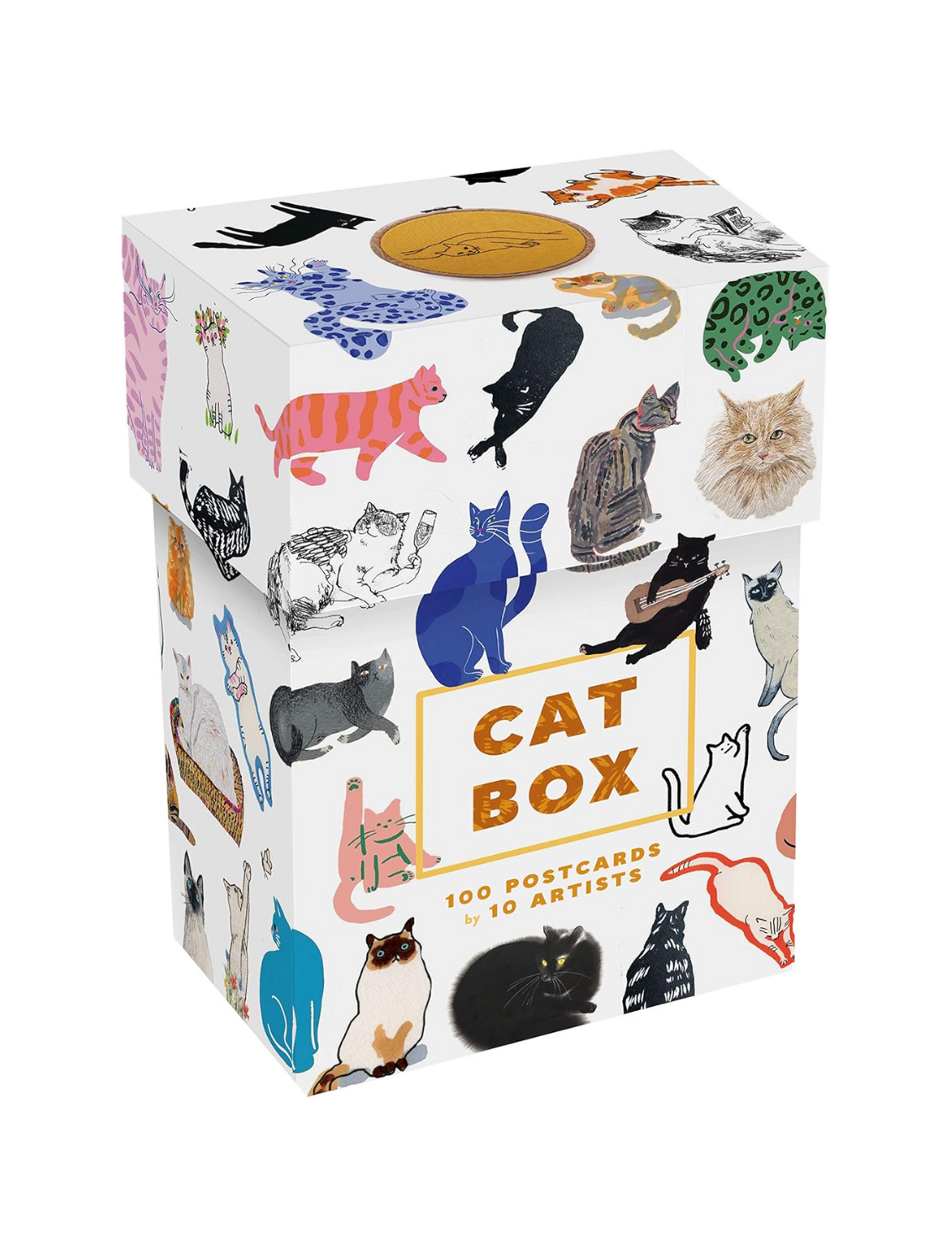 מארז 100 גלויות Cat Box